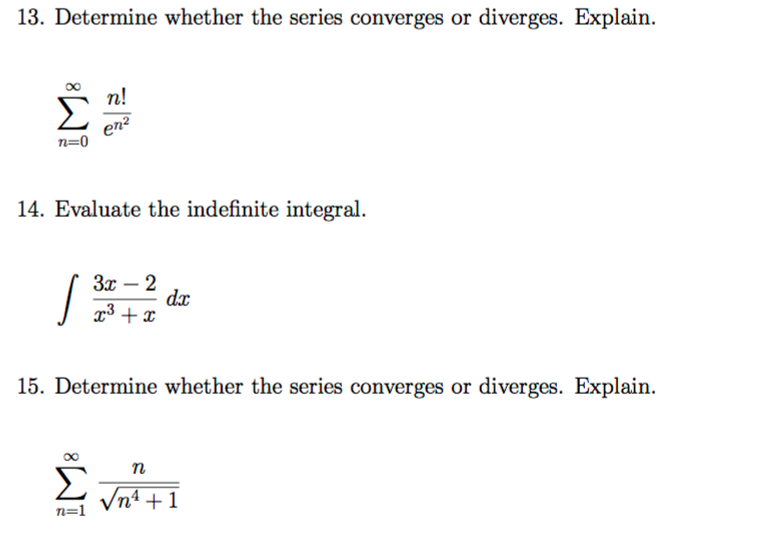 Solved Determine whether the series converges or diverges. | Chegg.com