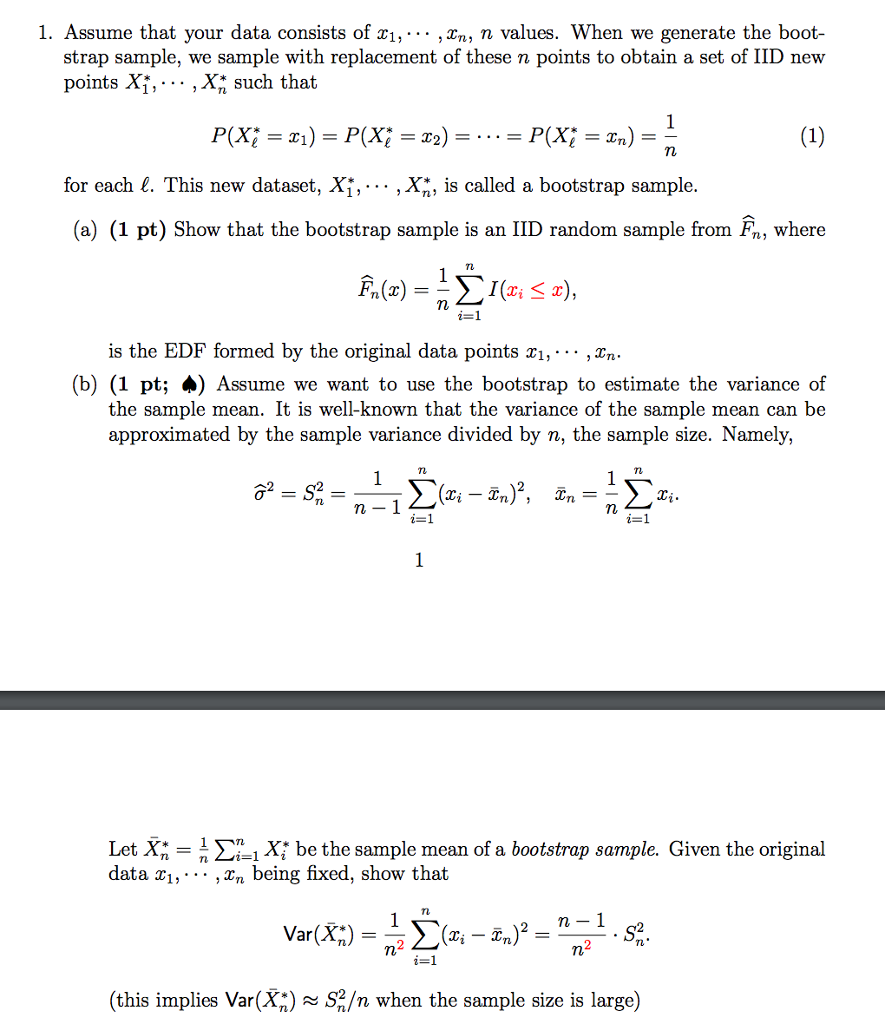 Solved Assume that your data consists of x_1, ellipsis, x_n, | Chegg.com