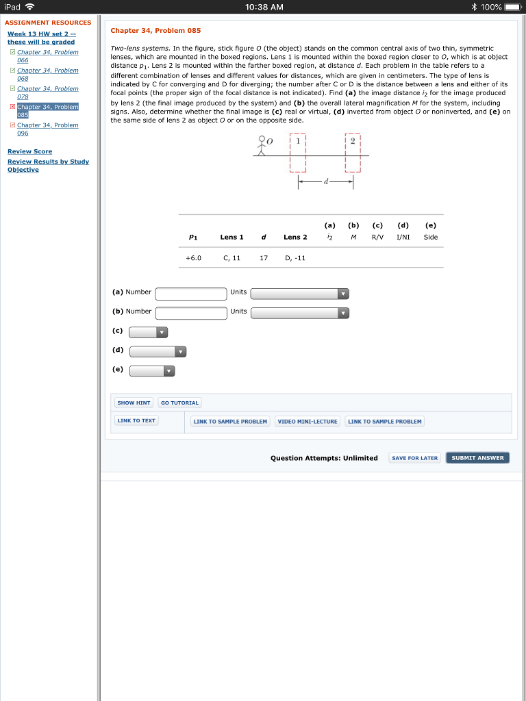 Solved iPad 10:38 AM * 100%. ASSIGNMENT RESOURCES Chapter | Chegg.com