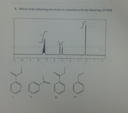 Solved Which of the following structures is consistent with | Chegg.com