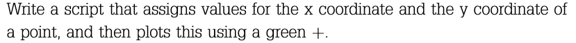 Solved Write A Script That Assigns Values For The X