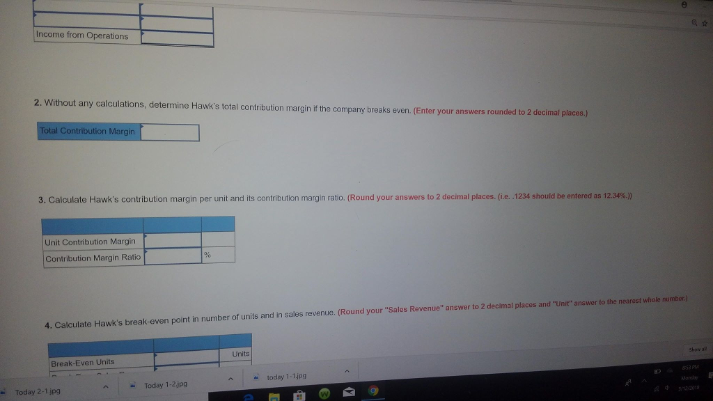 Solved PA6-3 Calculating Contribution Margin, Contribution | Chegg.com