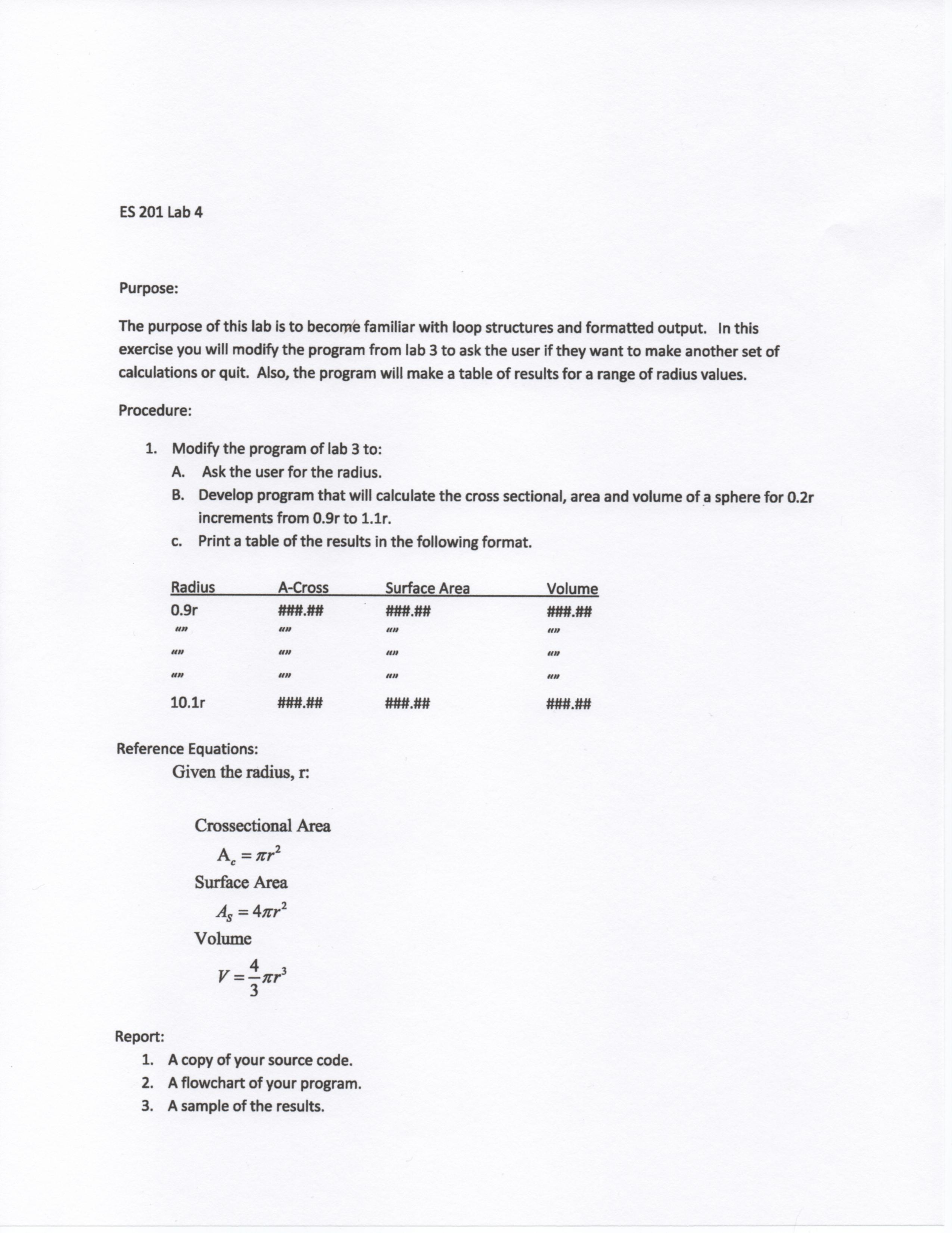 Solved The purpose of this lab is to become familiar with | Chegg.com