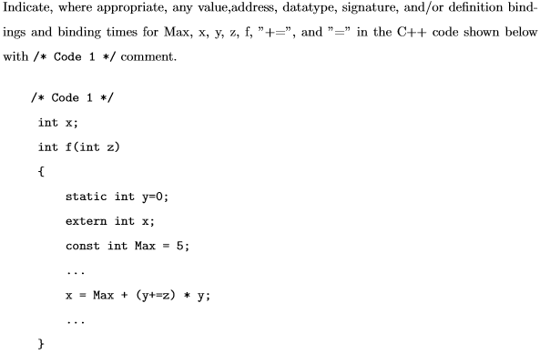 Solved Indicate, where appropriate, any value, address, | Chegg.com