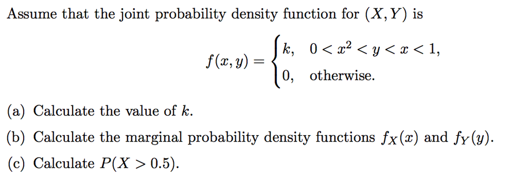 Assume that the joint probability density function | Chegg.com