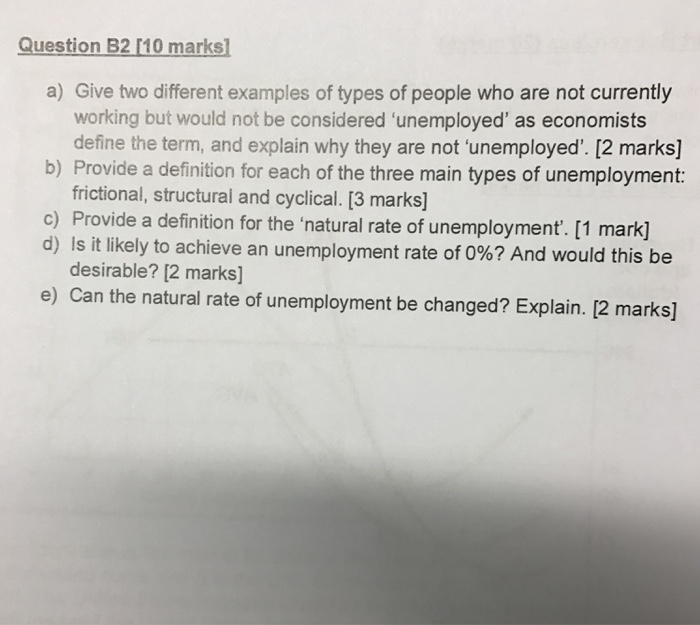 Solved Give two different examples of types of people who | Chegg.com