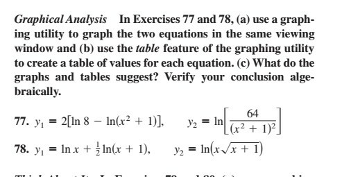 Solved Graphical Analysis In Exercises 77 and 78, (a) use a | Chegg.com