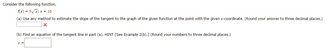 Solved Consider the following function. f(x) = 5 square root | Chegg.com