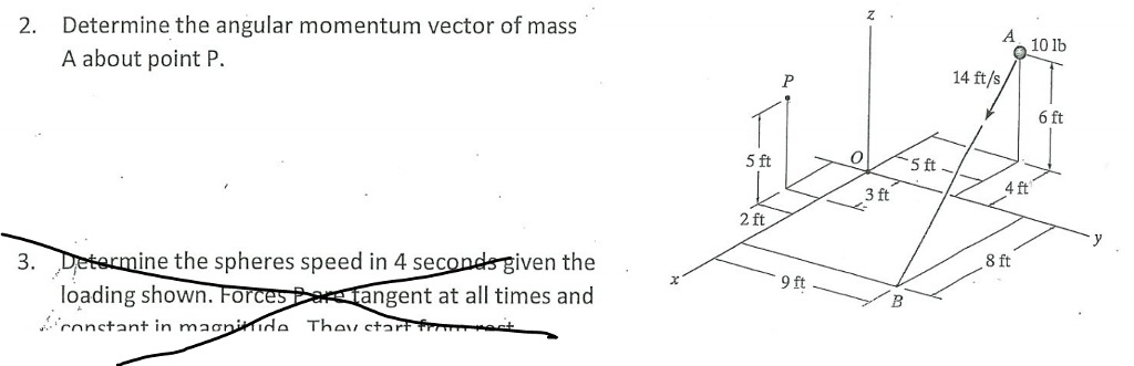 Solved Determine the angular momentum vector of mass A about | Chegg.com