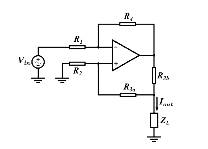 Solved Howland current source plz help me to analysis | Chegg.com