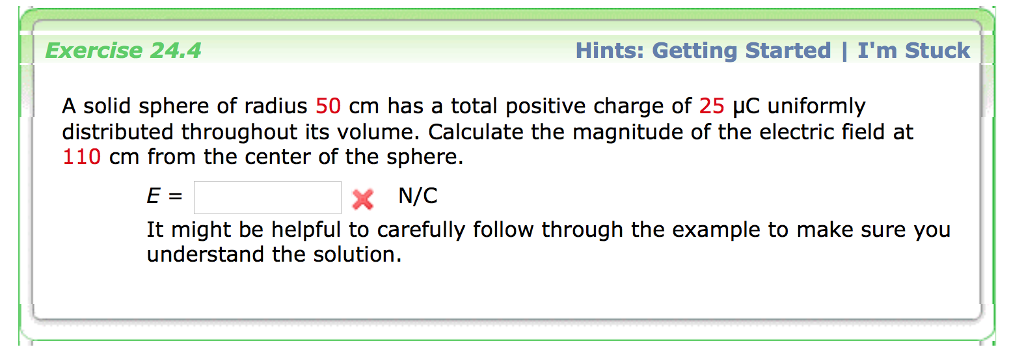Solved Exercise 24.5 Hints: Getting Started | I'm Stuck | Chegg.com