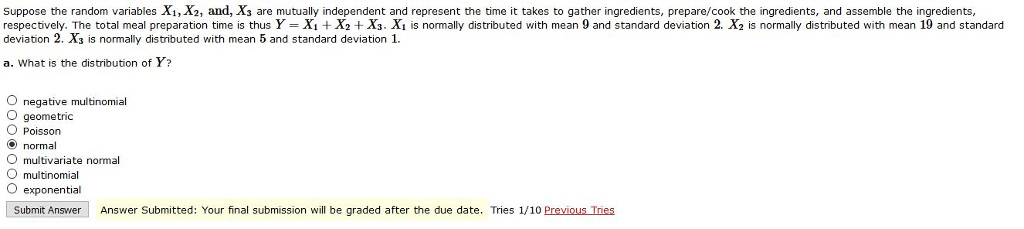 Solved suppose the random variables Xi, X2, and, Xs are | Chegg.com