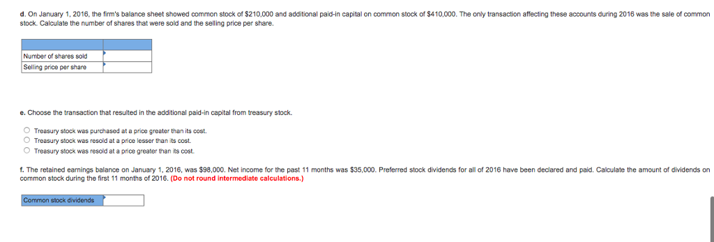 Solved Francis, Inc., has the following stockholders' equity | Chegg.com
