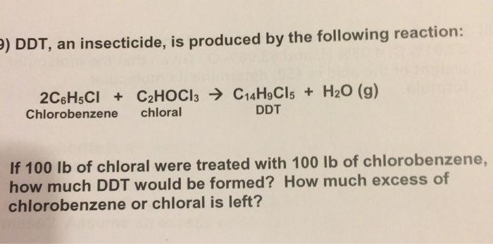 Preparation Of DDT/ Reaction Of Chloral With, 59% OFF