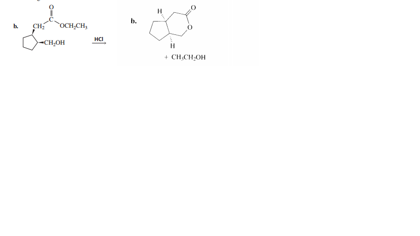 Solved OCH2CH3 HCI CH, OH CH3CH2OH | Chegg.com