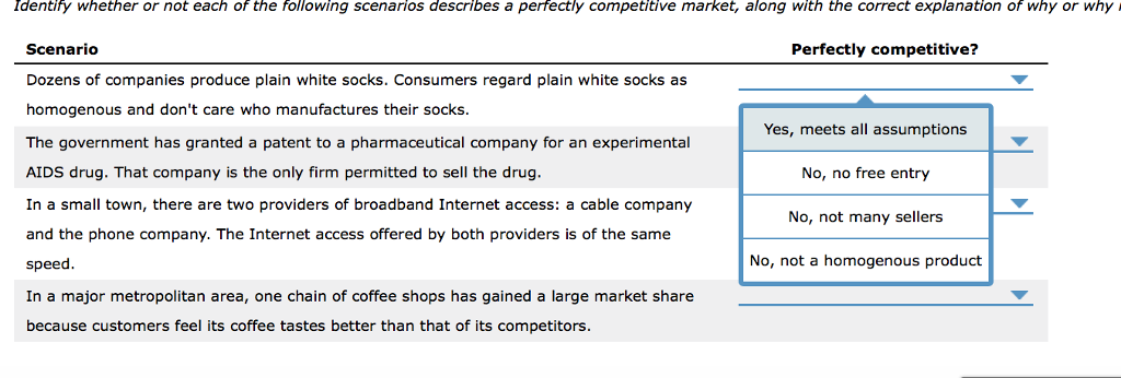Solved identify whether or not each of the following | Chegg.com