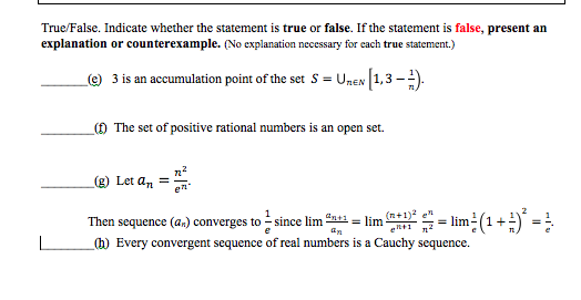 Solved Indicate whether the statement is true or false. If | Chegg.com