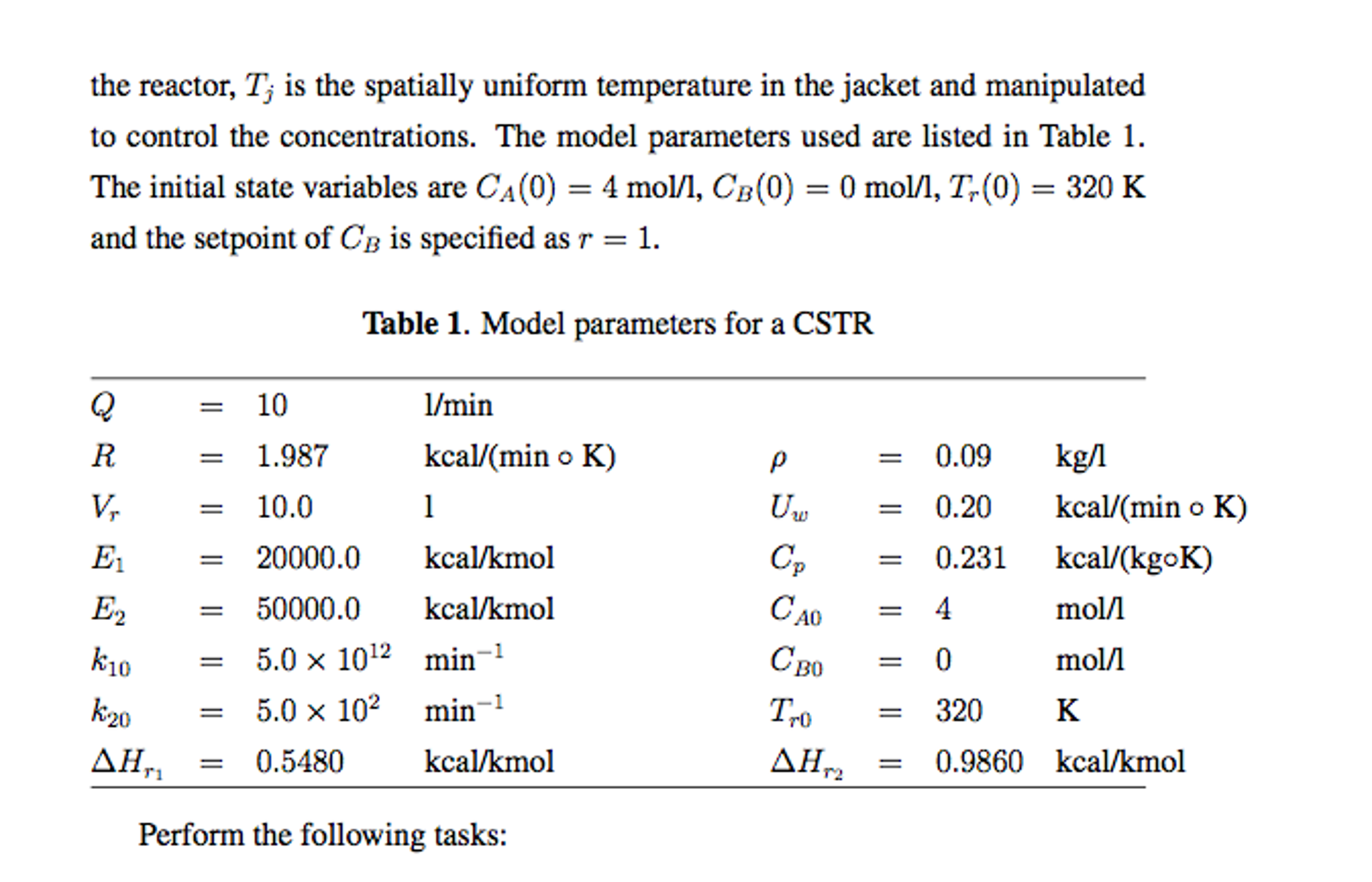 Consider the non-isothermal CSTR where two | Chegg.com