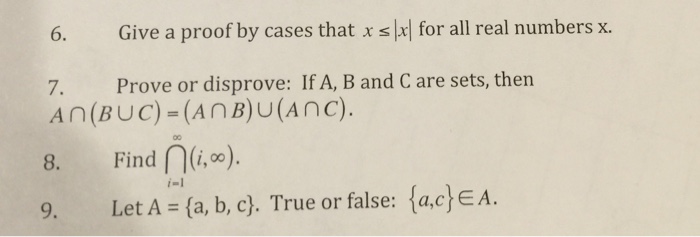 Solved Give a proof by cases that x |x| for all real | Chegg.com