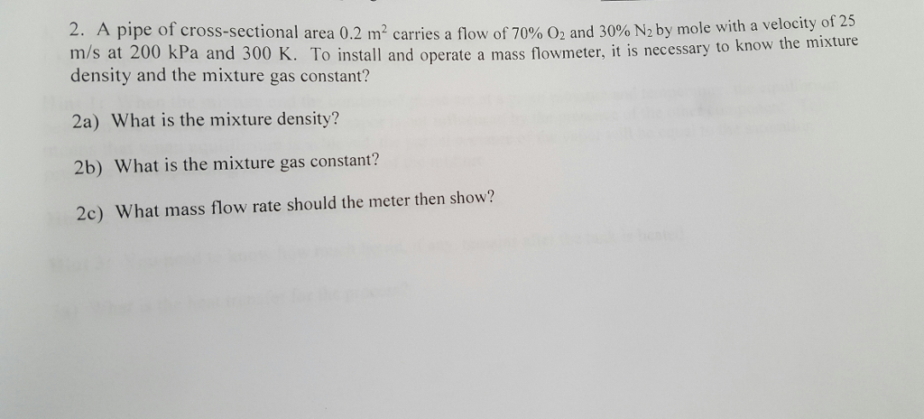 Solved A pipe of cross-sectional area 0.2 m^2 carries a flow | Chegg.com