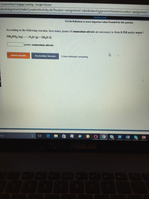 Solved According to the following reaction, how many grams | Chegg.com