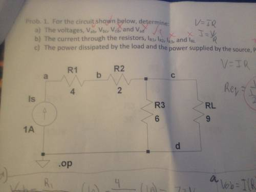 Solved For the circuits shown below determine: The | Chegg.com