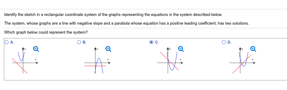 Solved ldentify the sketch in a rectangular coordinate | Chegg.com