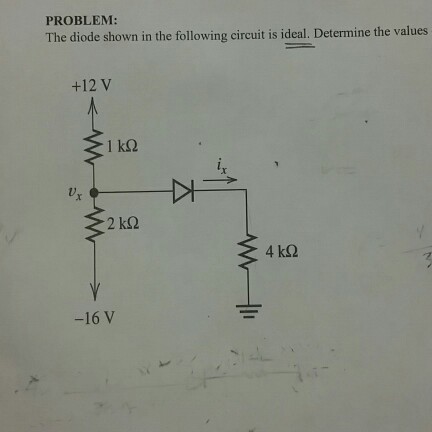 Solved find the values of Vx and Ix assuming the circuit is | Chegg.com