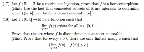 Solved Let f: R rightarrow R be a continuous bisection, | Chegg.com