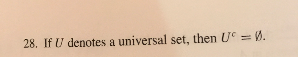 Solved Use the element method for proving a set equals the | Chegg.com