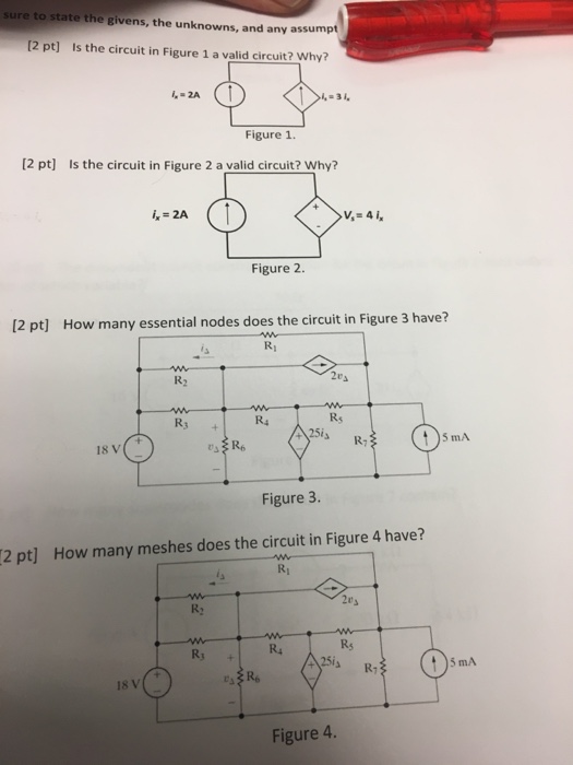 Solved Is the circuit in Figure 1 a valid circuit? Why? Is | Chegg.com