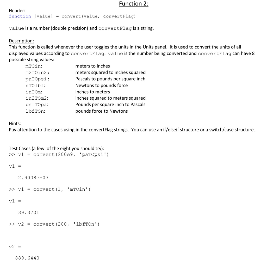 Solved Function value Convert value ConvertFlag Chegg solved-function-value-convert-value-convertflag-chegg