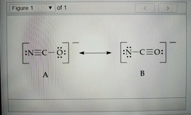 Solved Two possible electron-dot structures are shown for | Chegg.com
