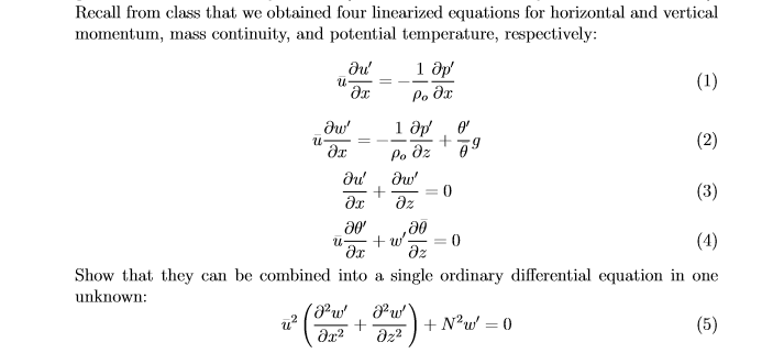 Recall from class that we obtained four linearized | Chegg.com