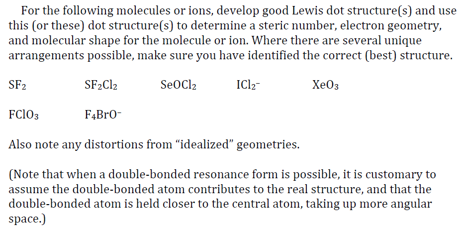 Seocl2 Lewis Structure