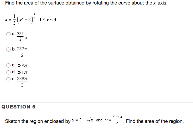 Solved Find the area of the surface obtained by rotating the | Chegg.com