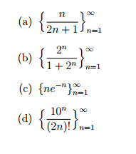Solved . Use the ratio of successive terms to determine if | Chegg.com