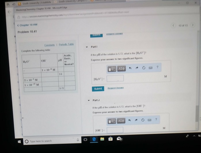 Solved Problem 10.34 9 of 13 Constants 1 Periodic Table Part | Chegg.com
