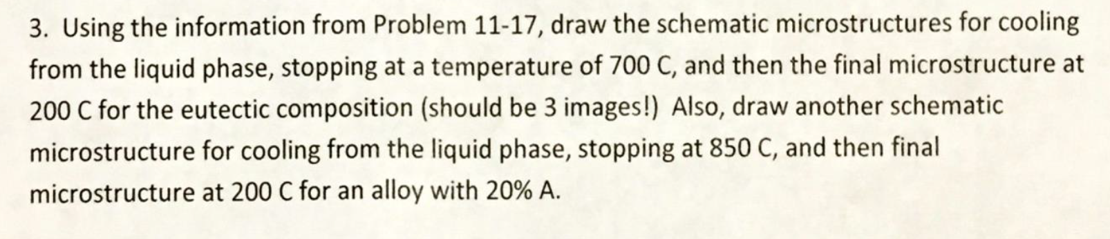 Solved Using the information from Problem 11-17, draw the | Chegg.com