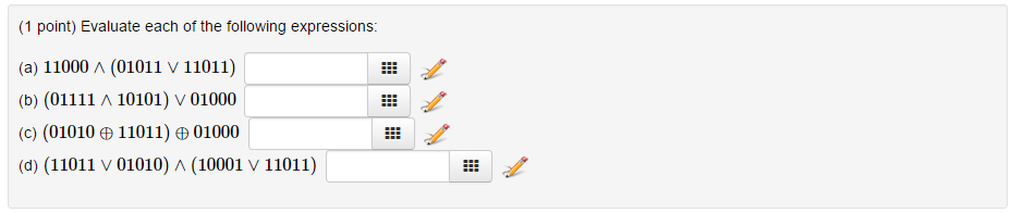 Solved Evaluate each of the following expressions: (a) | Chegg.com