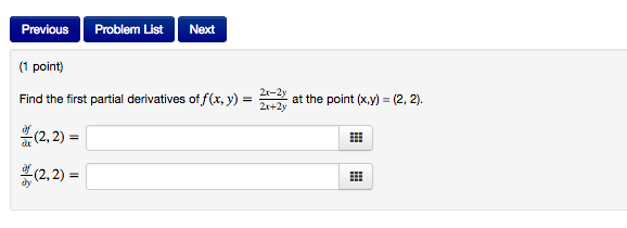 Solved Find the first partial derivatives of f(x, y) = | Chegg.com
