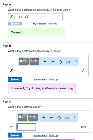 Solved An electron has been accelerated from rest through a | Chegg.com