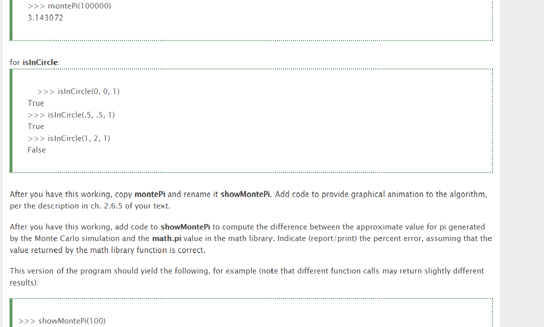 Solved Purpose Determine an approximate value for pi using a | Chegg.com