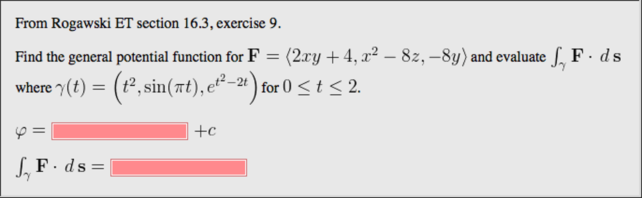 Solved Find the general potential function for F = (2 xy + | Chegg.com