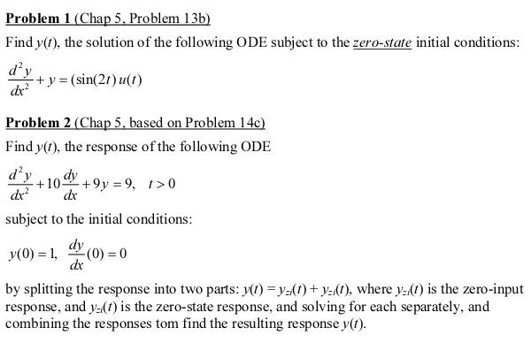 Solved Problem 1 Chars 5 Problem 13b Find Y1 The