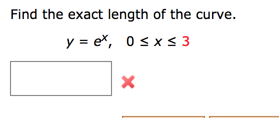 Solved Find the exact length of the curve. | Chegg.com