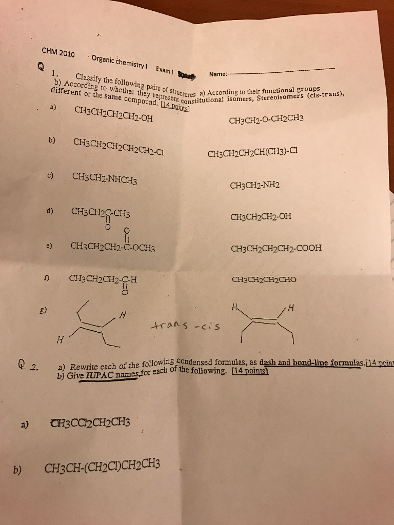 Solved Classify the following pairs of structures According | Chegg.com