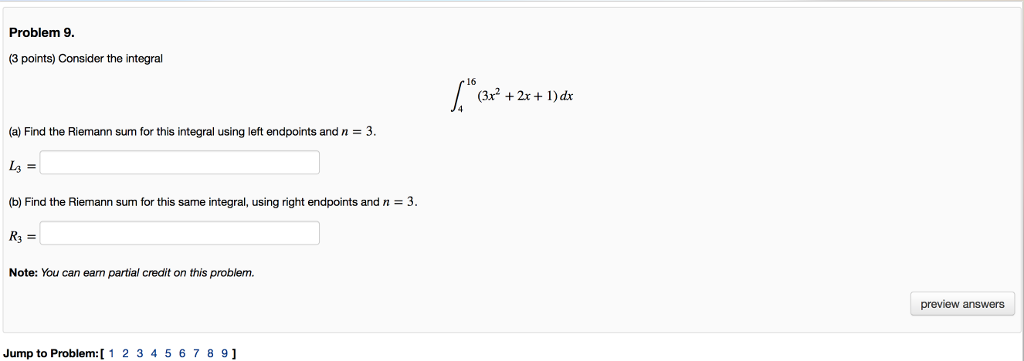 Solved Consider the integral Find the Riemann sum for this | Chegg.com