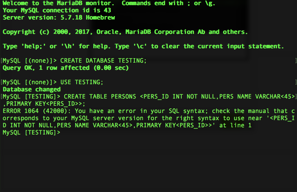 Solved Welcome to the MariaDB monitor. Commands end with or | Chegg.com Solved Welcome to the MariaDB monitor. Commands end with or | Chegg.com