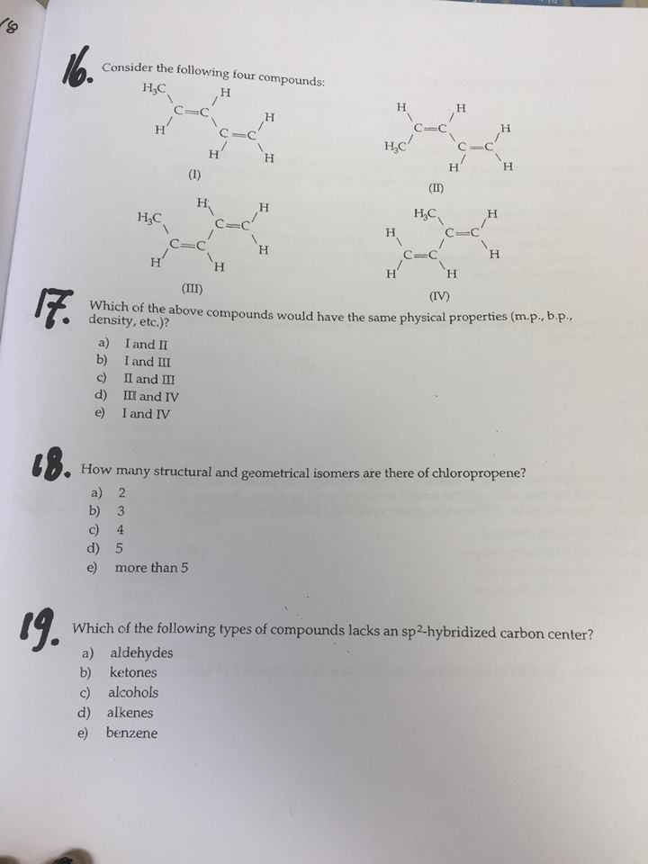 Solved Consider the following four compounds: Which of the | Chegg.com